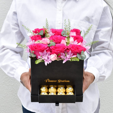 Order Flower Box | Rose Box Delivery Dubai | Flower Station