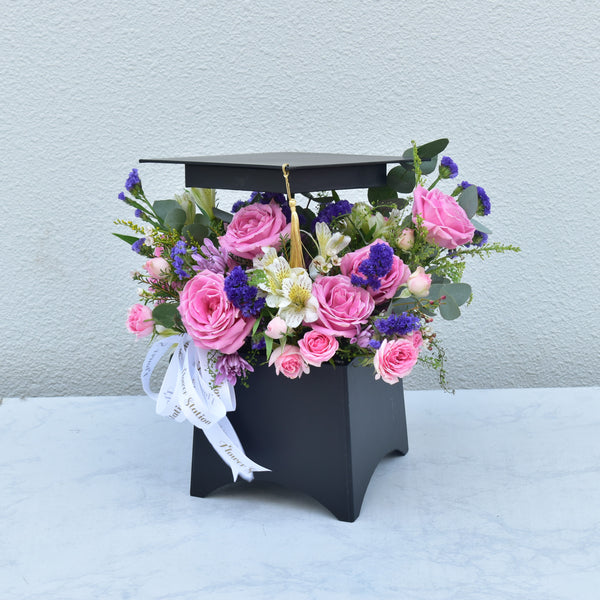 Happy Graduation Flower Box Dubai | Flower Station