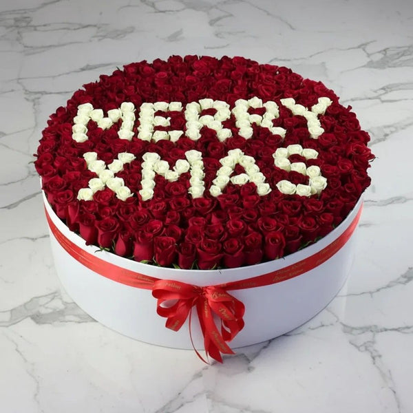 Merry Xmas - Grand Rose Box | Flower Station