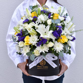 Premium Flower Box Collection | Send Rose Box in Dubai | Flower Station