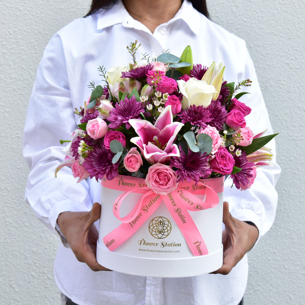 Order Flower Box | Rose Box Delivery Dubai | Flower Station