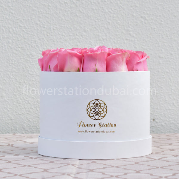 Pink Rose Box | Flower Station
